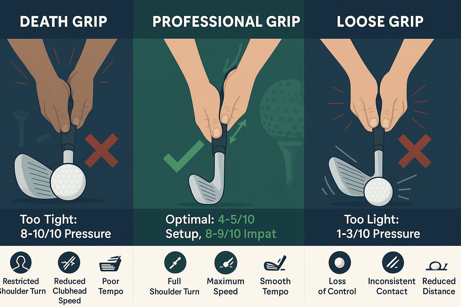 Golf Grip Pressure: How to Hold the Club Like a Pro - Fairway Tips and News